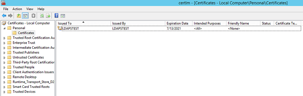 Step by Step Guide to Setup LDAPS on Windows Server - F.A.Q - senhasegura
