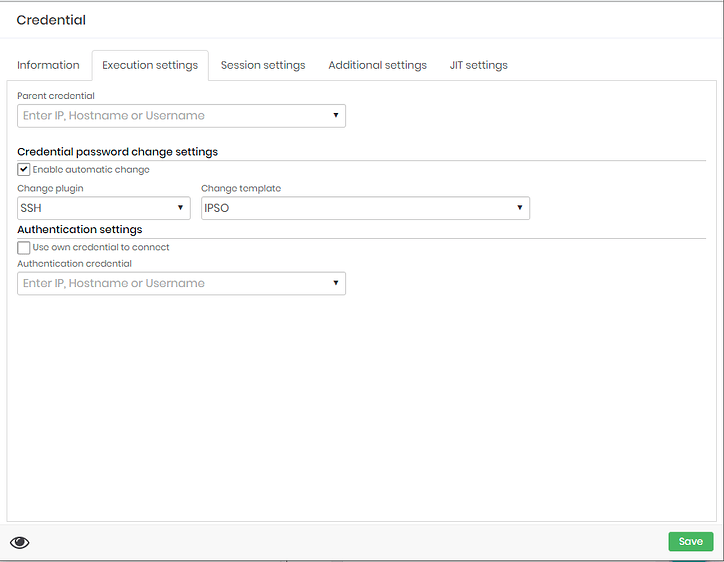 How to enable automatic password change - Executions - Segura Community