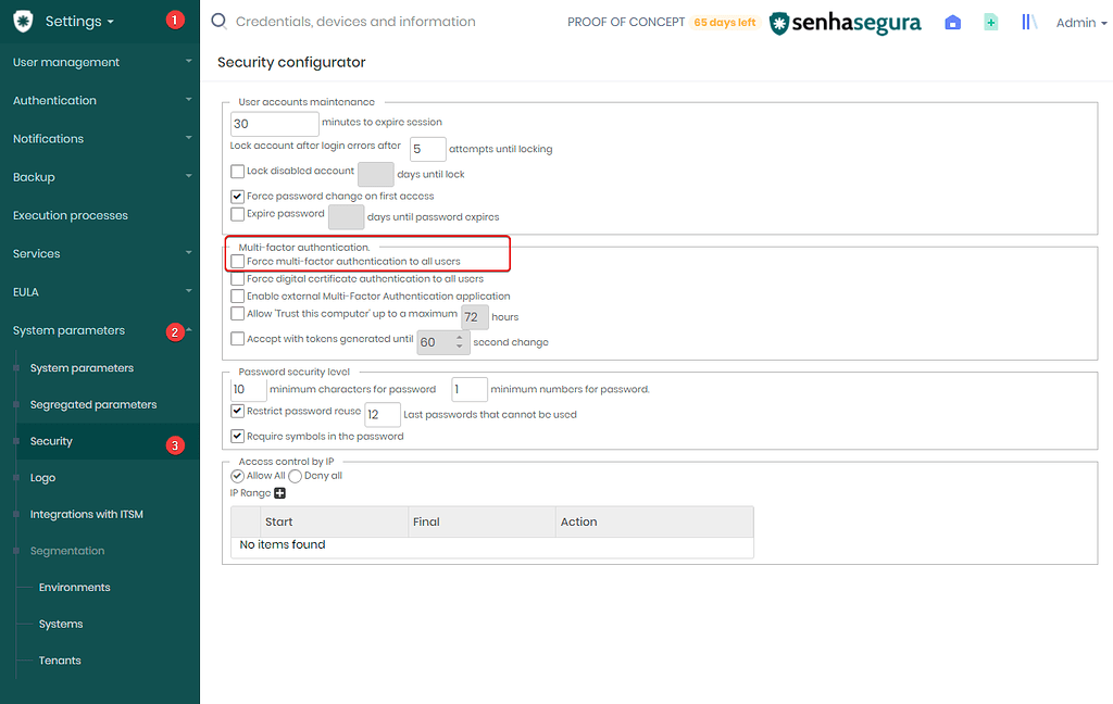 Disable two-factor authentication for all users - PAM Core ... Disable two-factor authentication for all users - PAM Core ...