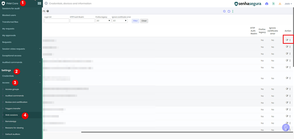 Solution for Connection Issues with Web Devices via PAM Servers - PAM Core - Segura Community