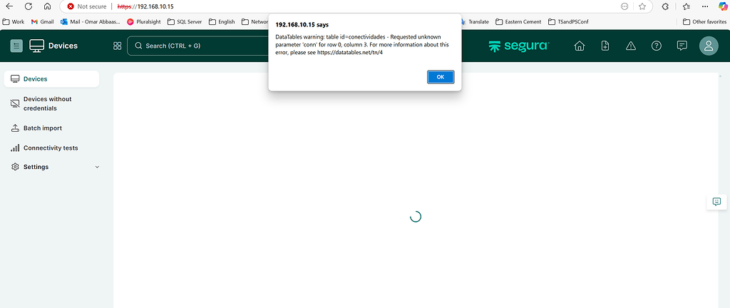 Add Device Issue - PAM Core - Segura Community